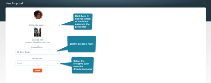 Create Proposal - Help Center