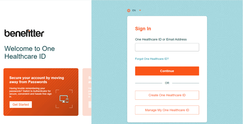 One Healthcare ID - Activate Benefitter Account - Help Center